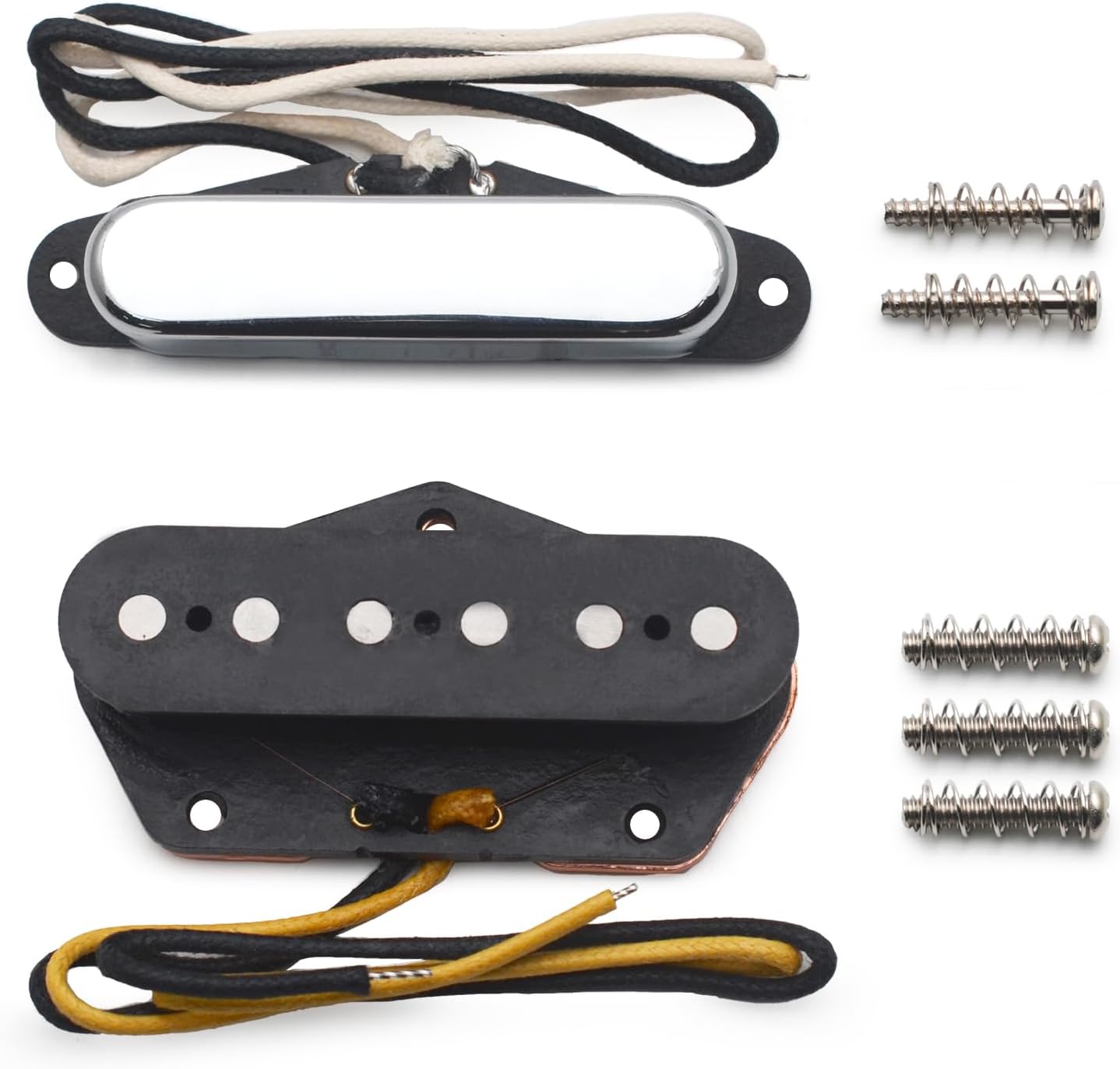Amazon.com: MAXCHEER Alnico 5 Tele Bridge Pickup & Neck Pickup ...