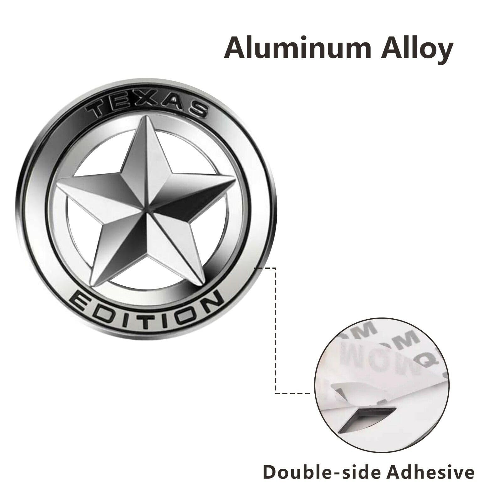 Snapklik.com : Repaly 2X Texas Edition Emblem Star Logo Badge 3D Metal ...