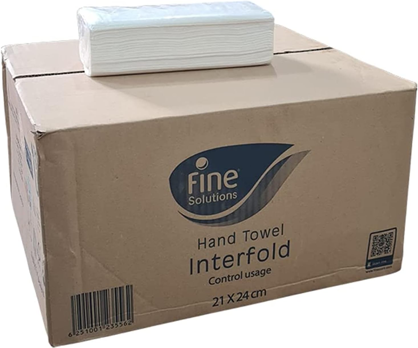 Multipurpose Smart interfold hand towels 21x21 cm, 150 sheets x 24 ...