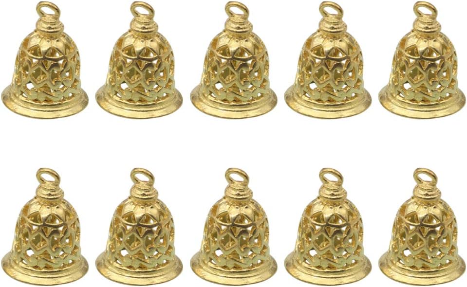 LAIYOHO 20 Pieces of Craft Bells Silver Bells Metal Bells DIY Making ...