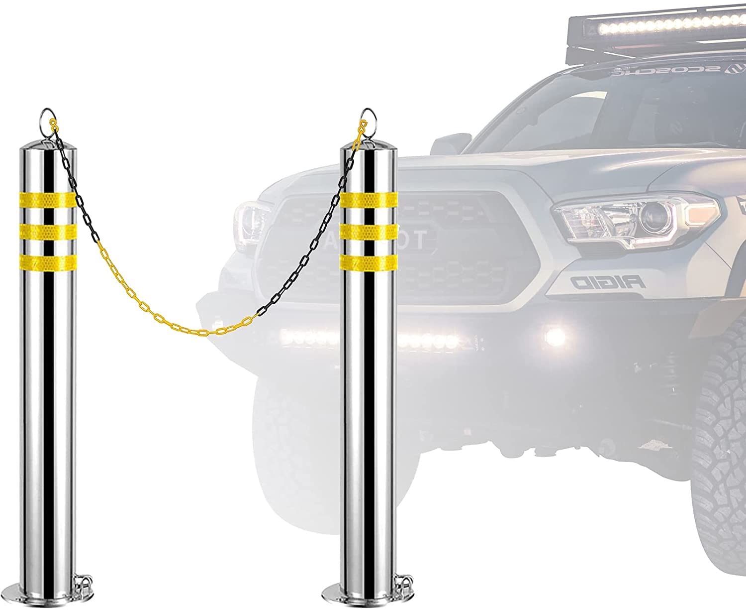 Chain Vehicular Barrier 6+ Hundred Parking Barrier Chain Royalty Free
