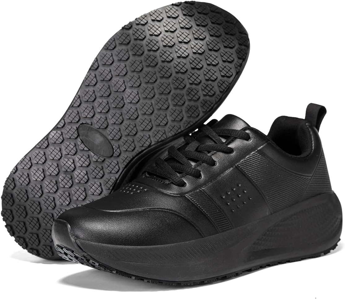 Amazon.com: Obnoxi Women's Slip Resistant Work Shoes - Comfortable ...