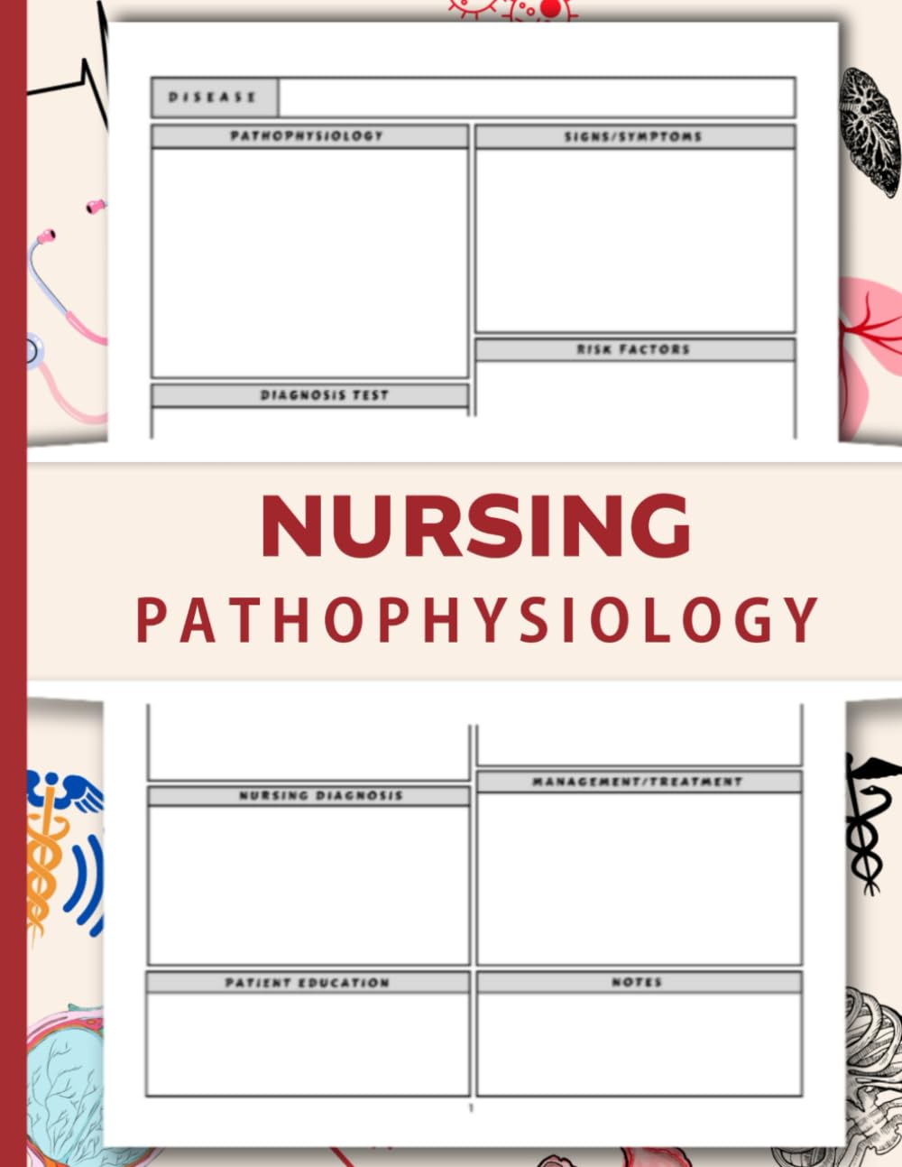 Buy Nursing Pathophysiology Blank Disease Template : The Perfect Blank ...