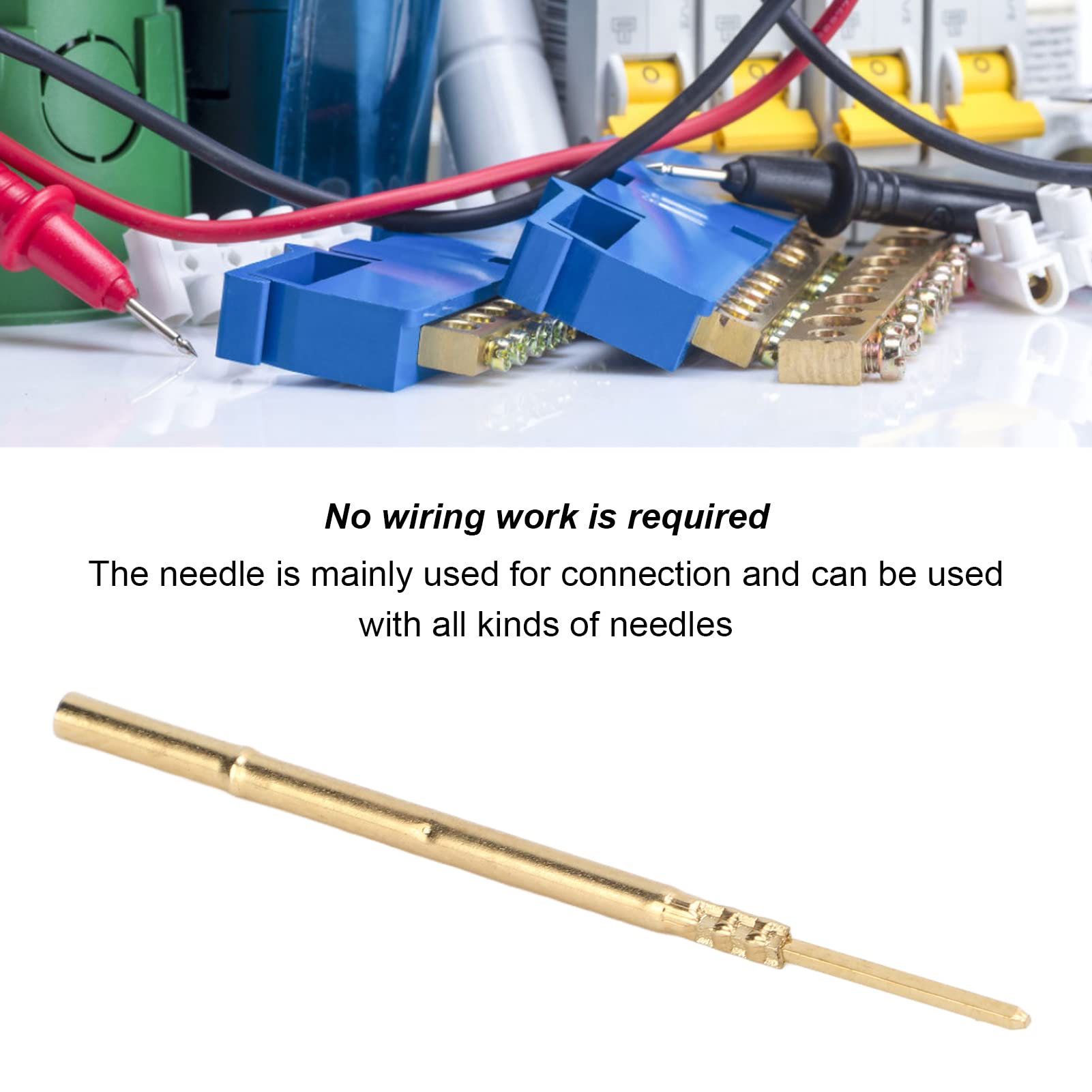 Snapklik.com : Spring Test Probes, 100Pcs P100 High Accuracy Round Pogo ...