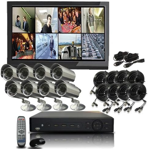 Amazon.com: HQ-CAM COMPLETE 8-CHANNEL SECURITY SURVEILLANCE NETWORK H ...