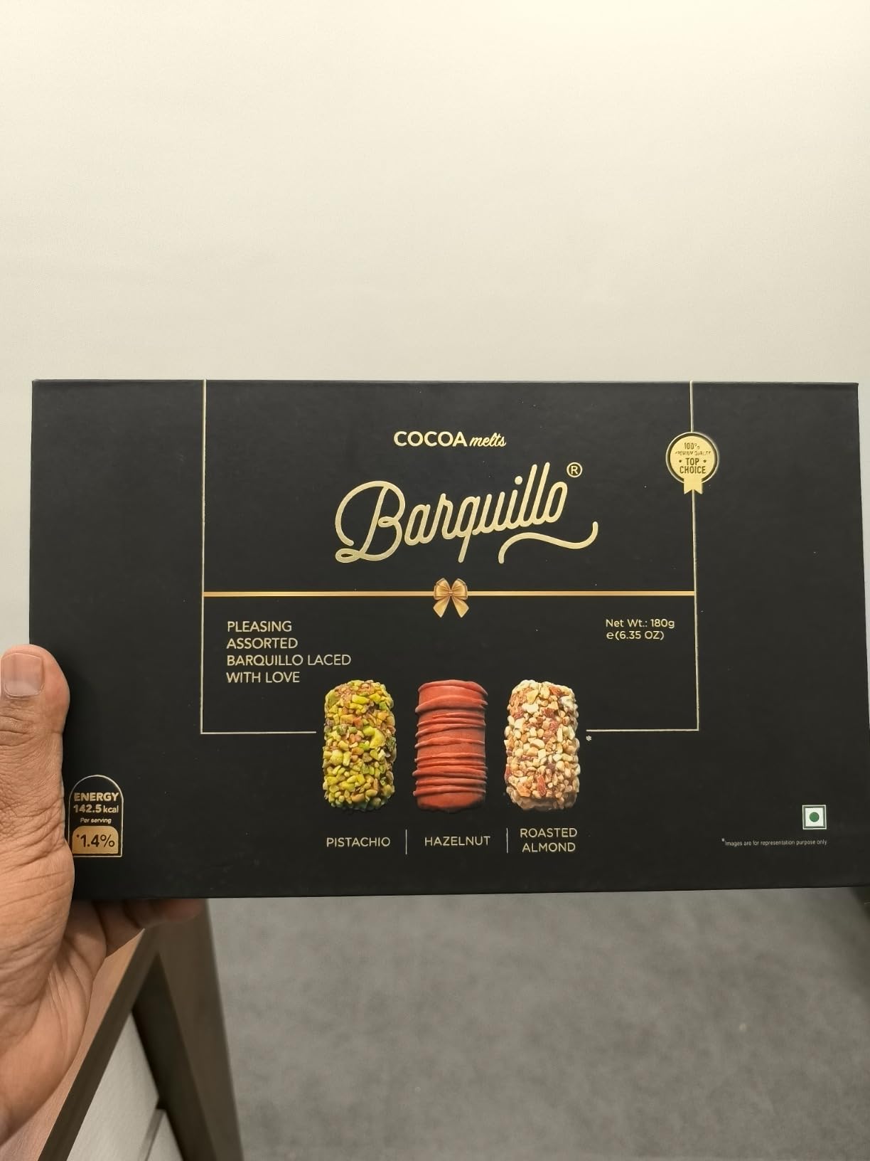 Barquillo Assorted Premium Chocolate Gift Pack Box - 9 Pcs (180 gm ...
