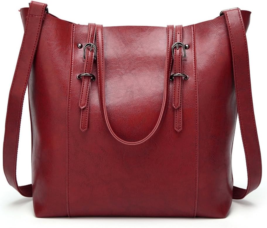 Bolsas grandes de piel para mujer, de alta capacidad, estilo clásico ...