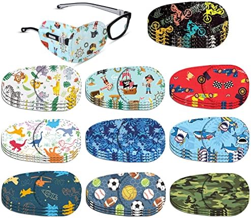 Amazon.com: 8 Pcs Eye Patches for Kids, Eyepatch for Glasses to Cover ...