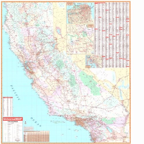 California (State Wall Maps): Kappa Map Group: 9780762522323: Amazon ...