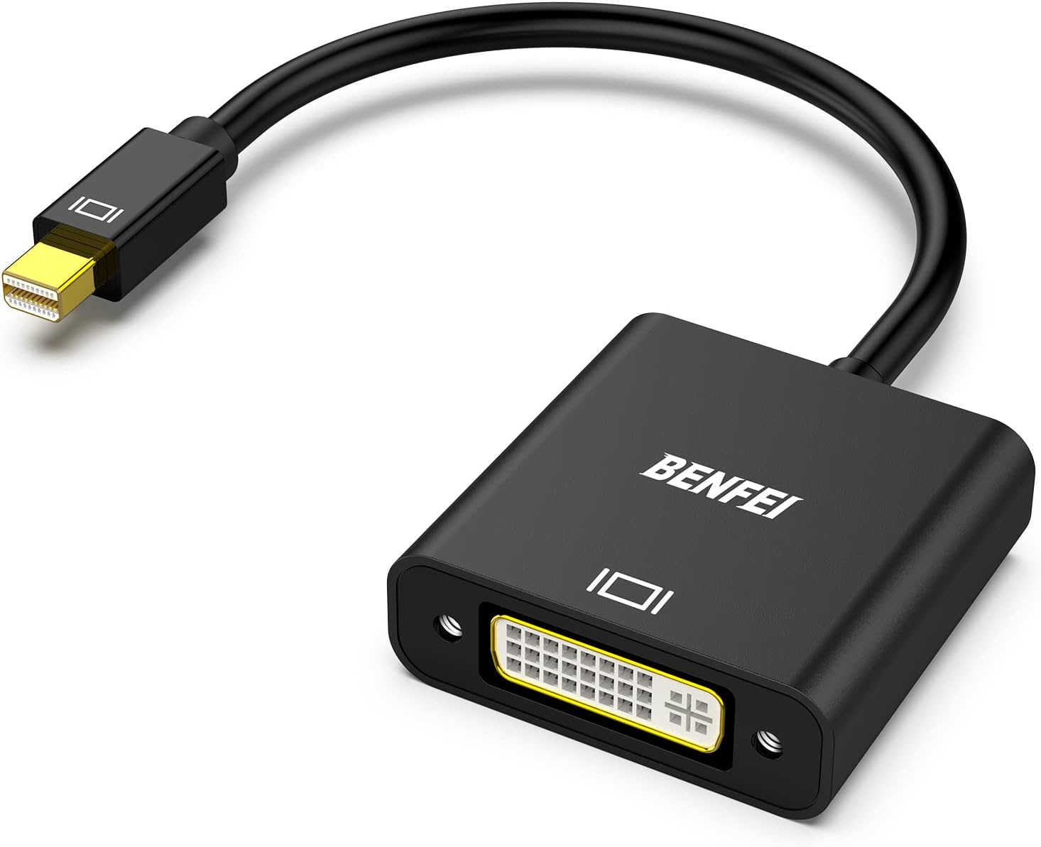 BENFEI Mini DisplayPort to DVI, Gold-Plated Mini DP (Thunderbolt 2 ...