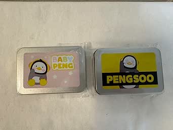Amazon.co.jp: 韓国 ペンス PENGSOO 缶ステッカー - AとB合計2個 : おもちゃ