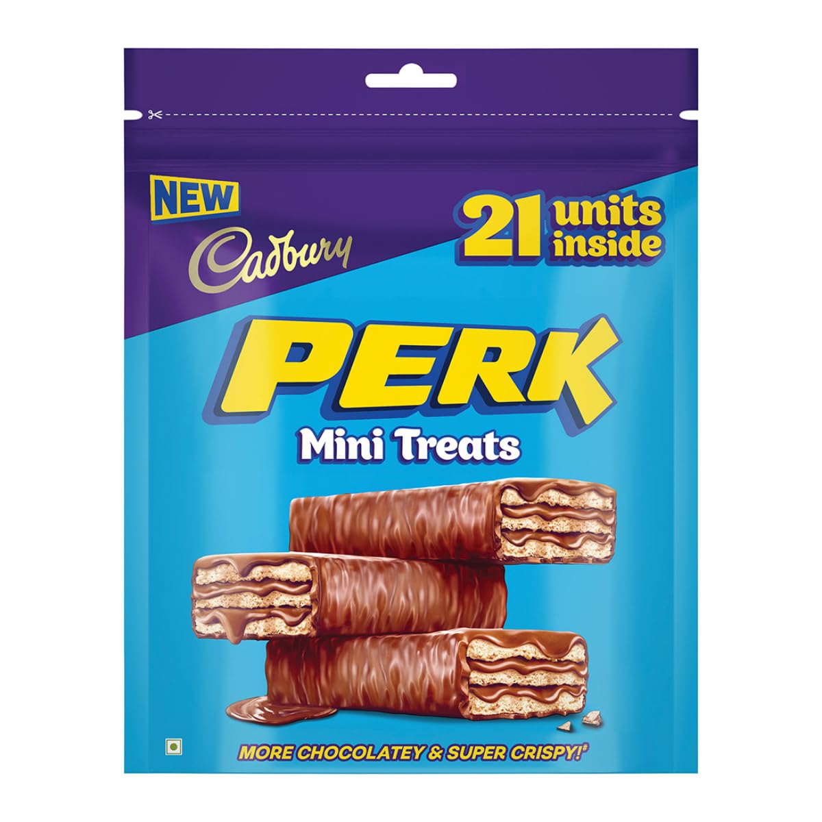 Cadbury Perk Chocolate coated wafer Home Treats Bar, 115.5 g : Amazon ...
