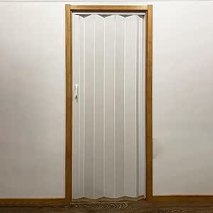 Amazon.co.jp: Interior Door Folding Door Corridor Temporary Door for ...