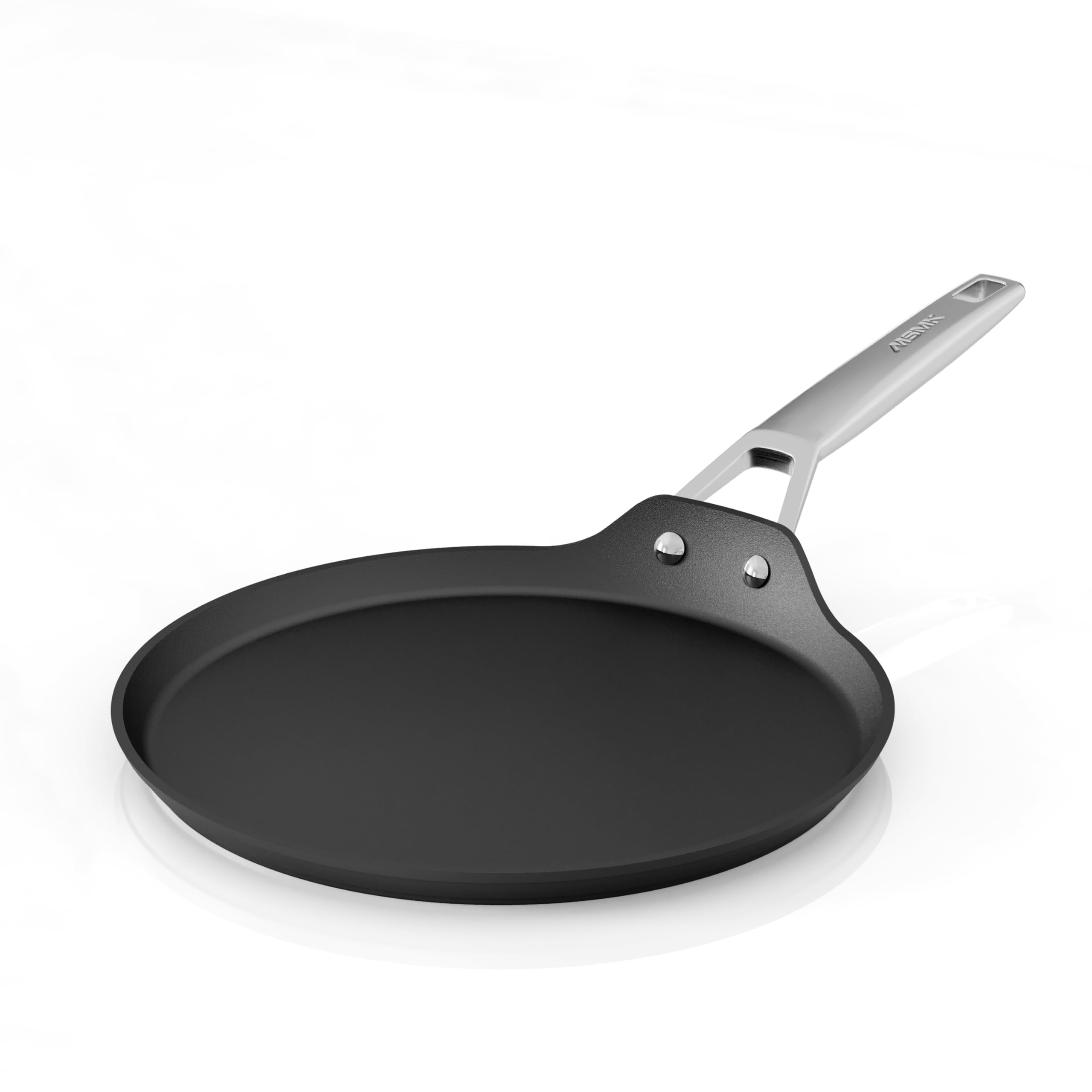 MsMk Crepe Pan with Spreader?8 Inch Titanium and Ceramic Nonstick Flat ...