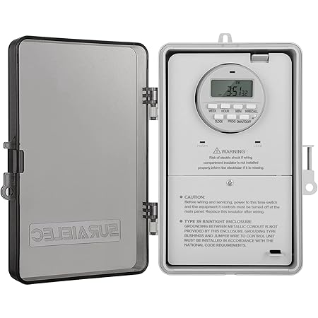 Amazon.com: Suraielec WiFi Pool Timer, 120/277V Individual Switches ...