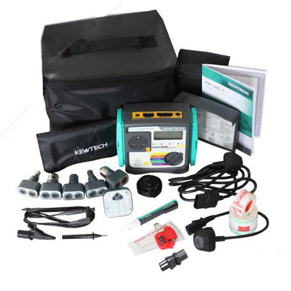 Kewtech KEW-K-71B, KT71 Manual PAT Tester Plus Accessories & Carry Case ...