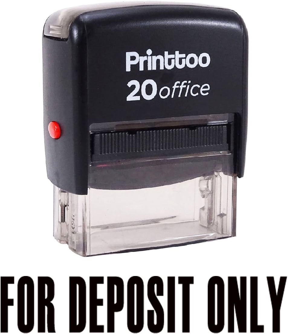 Amazon.com : 2 Pcs Self Inking Rubber Stamp Ink Office Stamps for ...