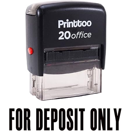 Amazon.com : for Deposit ONLY Stamp self Inking Stamp,Stamps Deposit ...