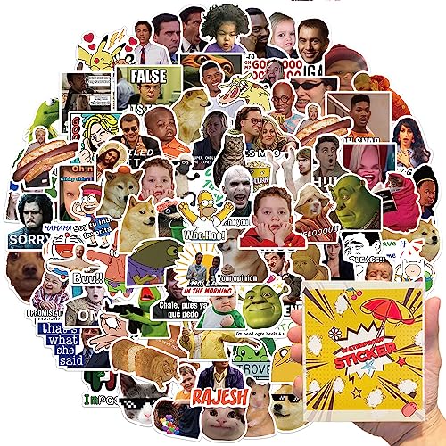 100 Pcs Meme Stickers Funny Stickers Prank Meme (Dirty) - Want It All