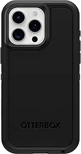 OtterBox iPhone 15 Pro MAX (Only) Defender Series XT Case - Black, screenless, Rugged, Snaps to ...