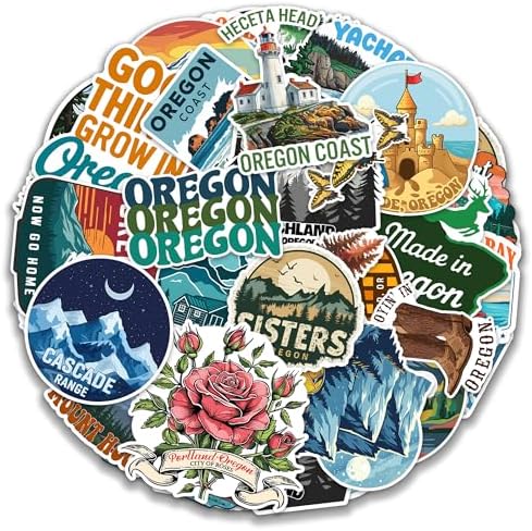 Amazon.com - MULTNOMAH FALLS OREGON Bumper Sticker Vinyl Decal 5 inches