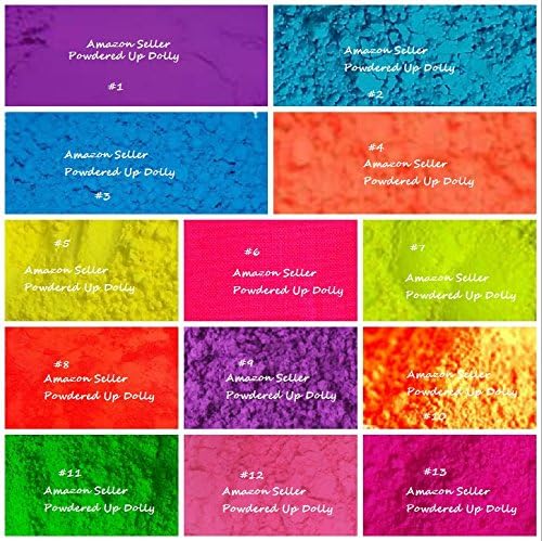 Amazon.com: Lot of 13 (1g Each) All Matte NEON Soap Bath Bomb Cosmetic ...