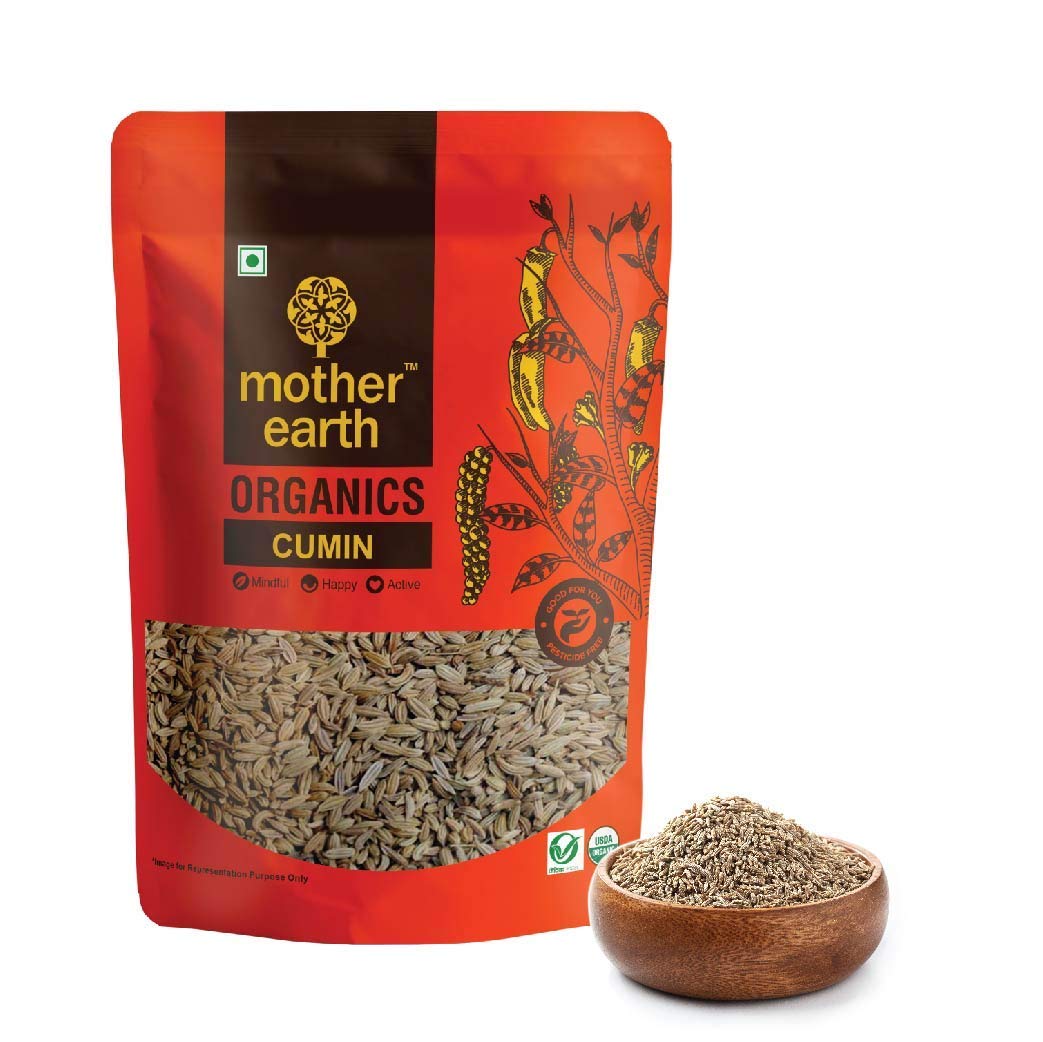 Mother Earth Jeera/Cumin Seeds - Organic, 100g : Amazon.in: Grocery ...
