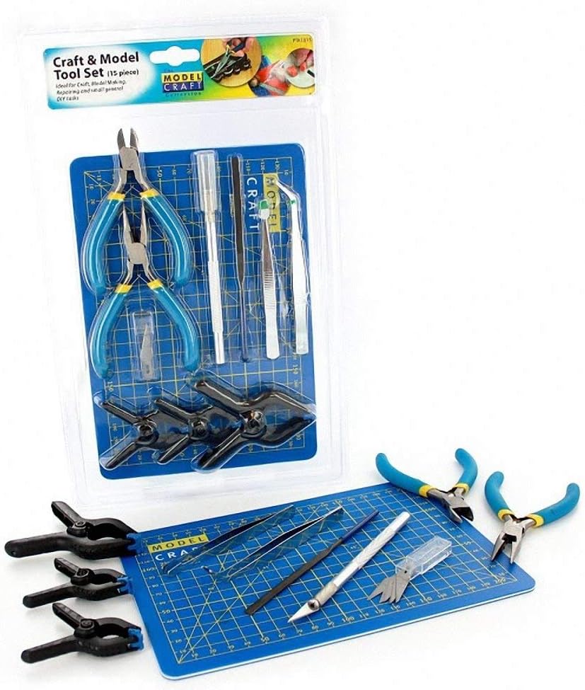 Modelcraft 15-Piece Craft and Model Tool Set – TopToy