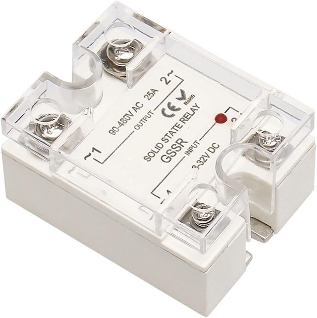 Amazon.com: DEBLAN DC Control AC Solid State Relay SSR 10DA/25DA/ 40DA ...