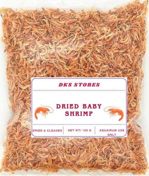 Dried Baby Shrimp Treats Fish Food, Natural Food for Freshwater and ...