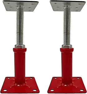 Floor Jacks,5 to 8.5 inch Adjustable Support Beam Basement Jack Post ...