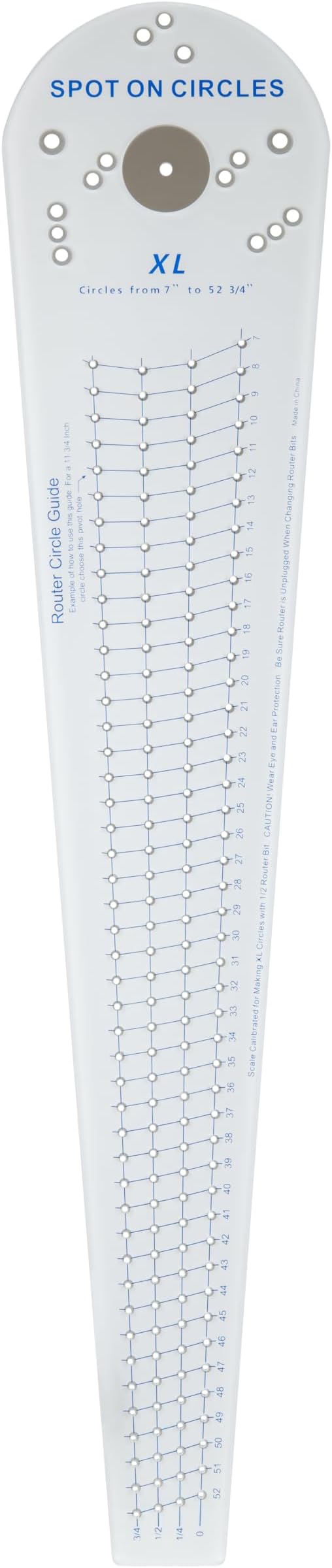 SPOT ON Circle Cutter Router Jig - Router Circle Cutting Jig Cuts ...