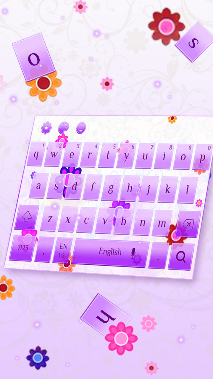 Pink Flowers Keyboard Theme - App on Amazon Appstore