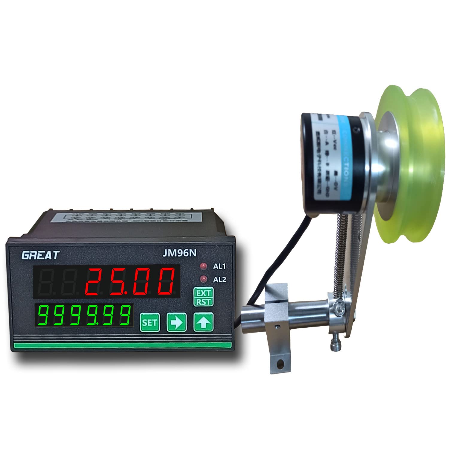 JM96N Digital Length Meter Counter Mechanical Length Counter Measure ...