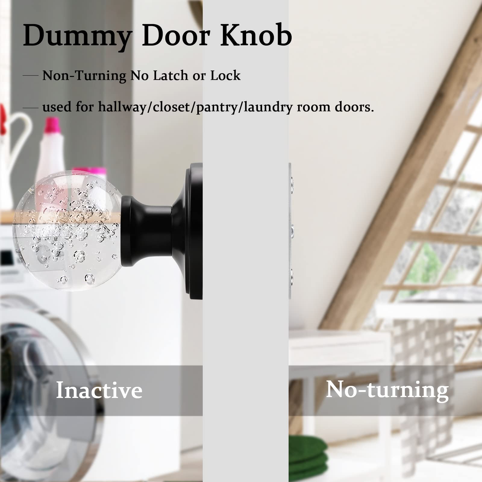 Snapklik.com : Orger 10 Pack Inactive Dummy Door Knobs For French Door ...