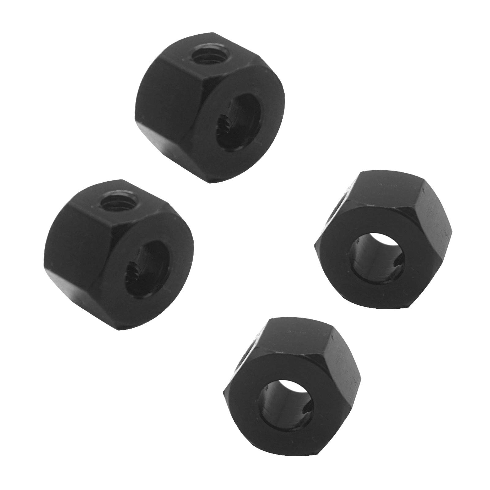 Snapklik.com : Vgoohobby 4Pack 12mm Metal Wheel Hex Hub Adapter ...