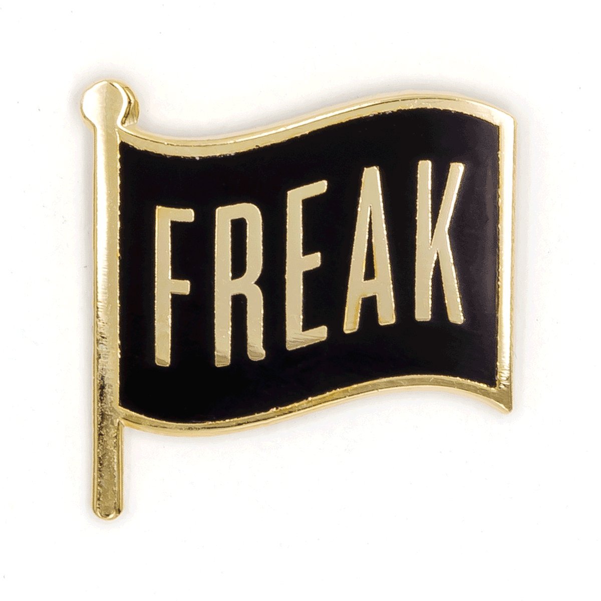 Amazon.com: These Are Things Freak Flag Enamel Pin: Clothing, Shoes ...