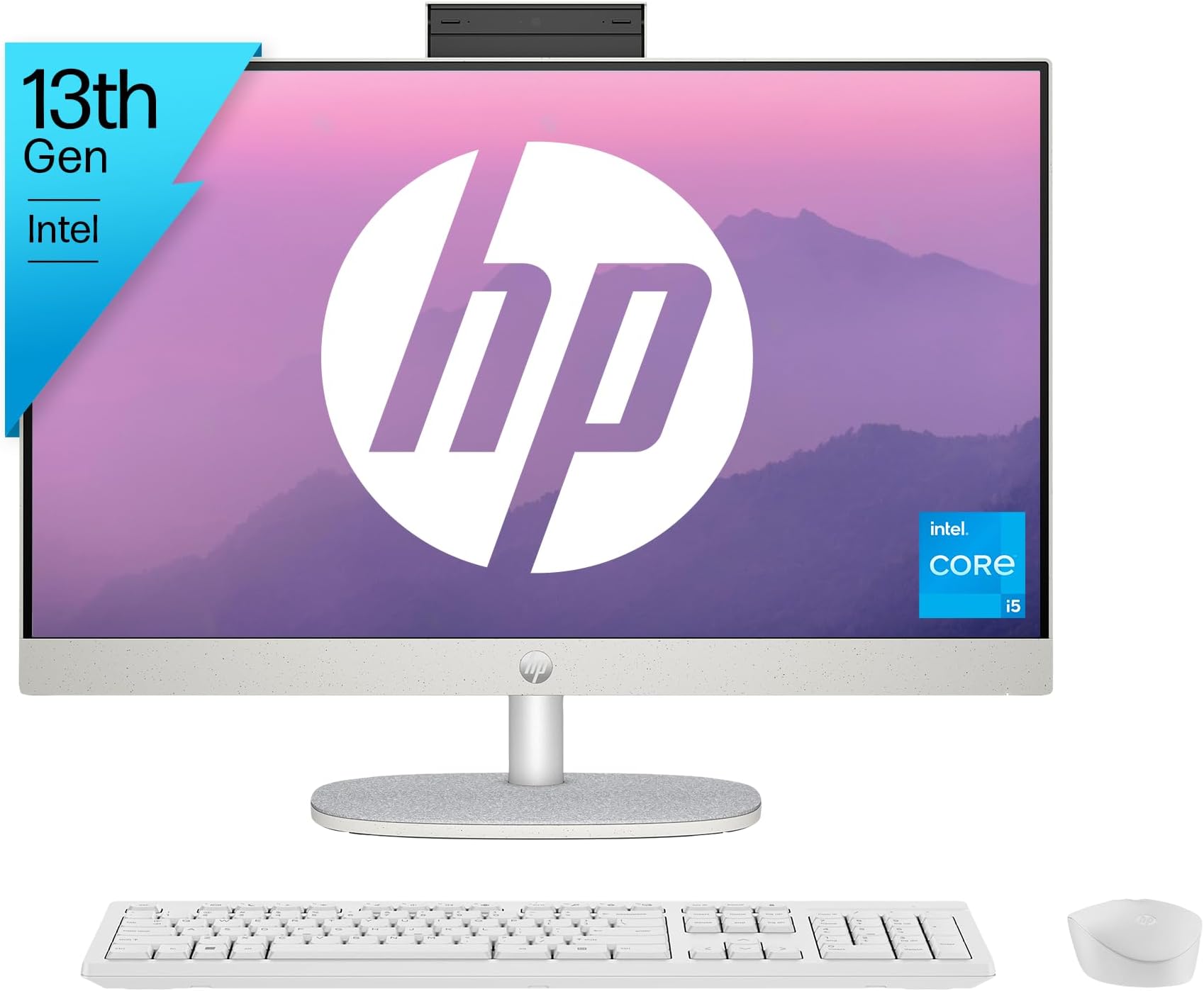 HP All-in-One PC 13th Gen Intel Core i5 27" (68.6cm) FHD 16GB RAM, 1TB ...