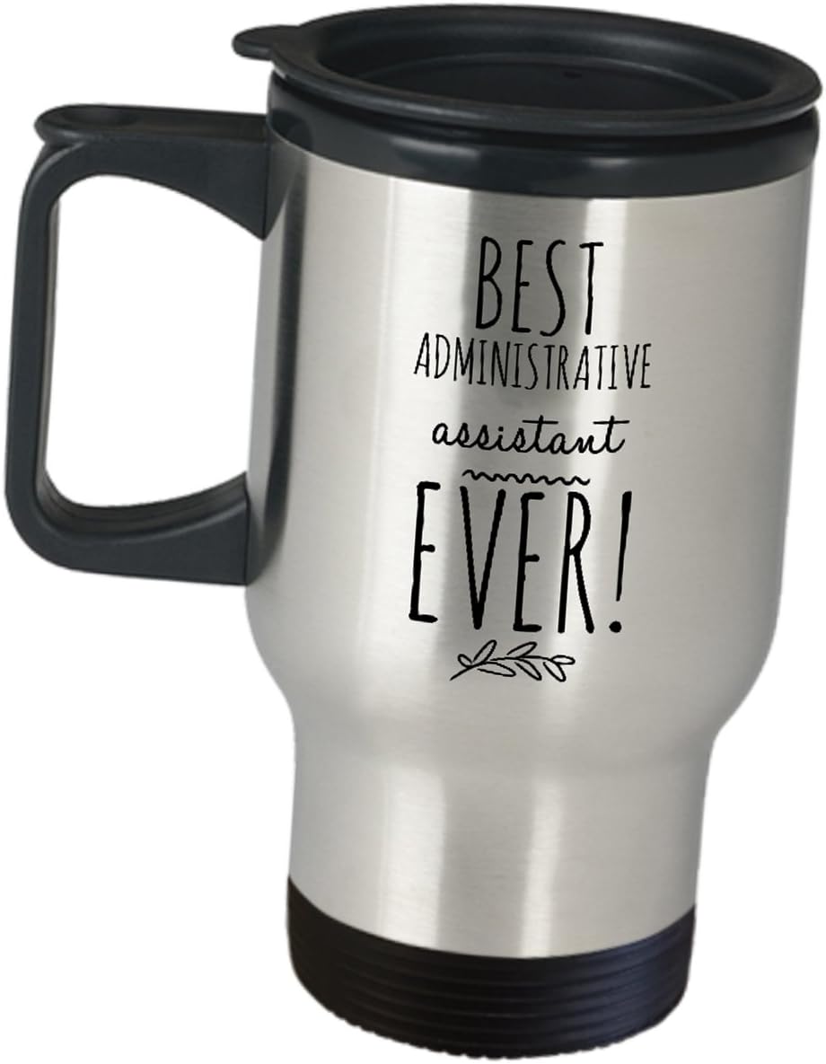 Amazon.com: Cute Gifts For Best Administrative Assistant Ever Stainless ...