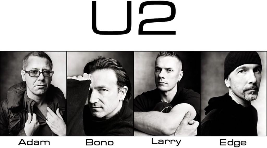 Amazon.com: U2 Bono Band Group Spun Silk Fabric Cloth Wall Poster Print ...