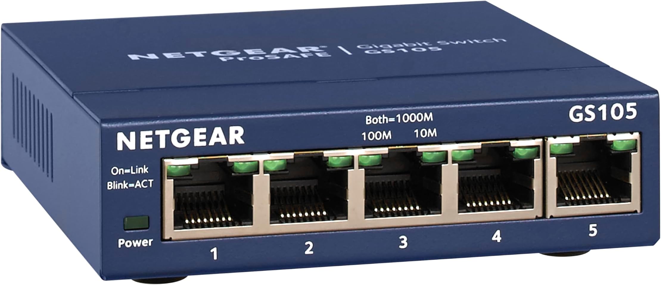 Netgear GS105E-200PES 5-Port Smart Managed Plus Gigabit Switch: Amazon ...