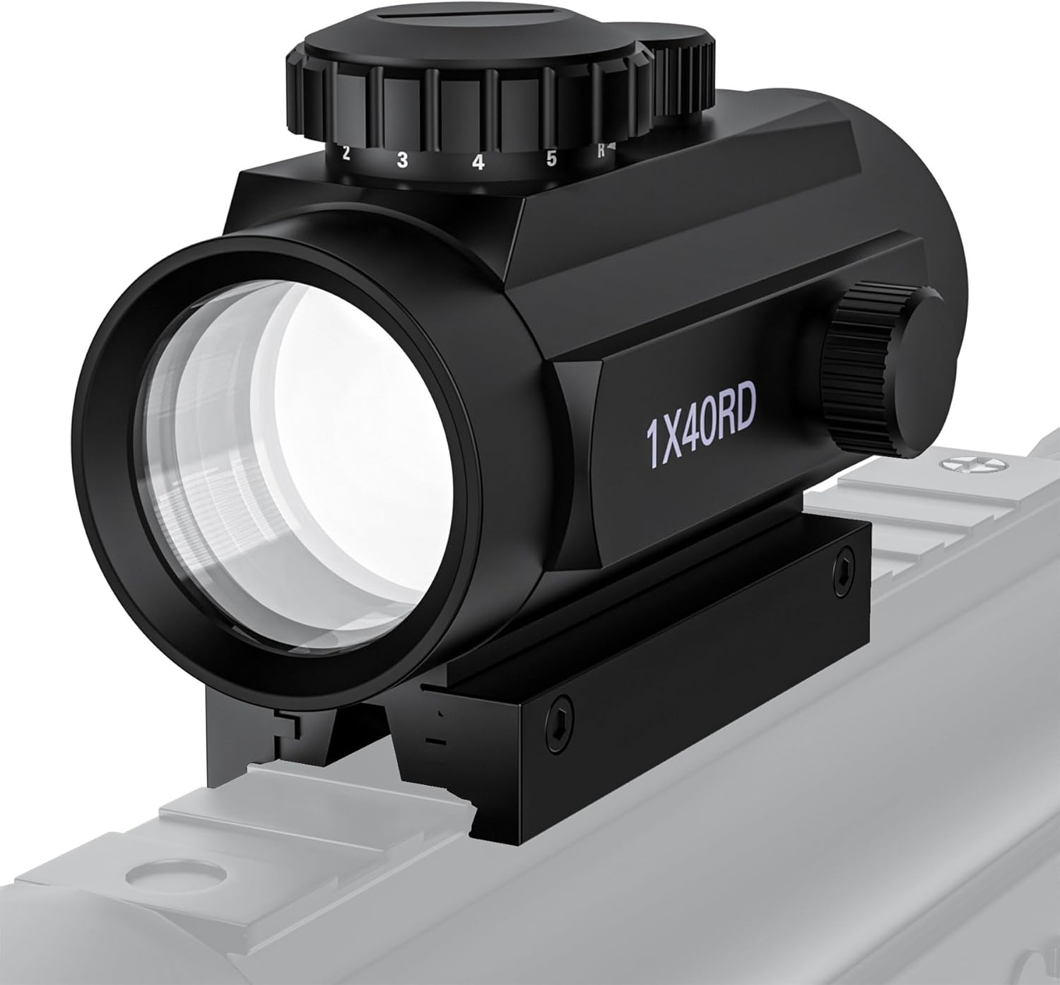 Amazon.com : GLKTRS Tactical 1x40mm Reflex Sight, Select Red Dot ...