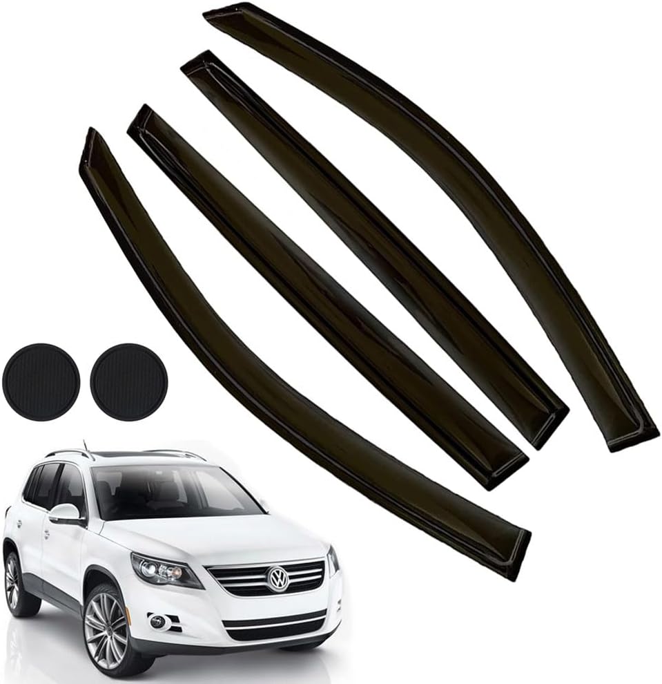 Amazon.com: SPEEDLONG Car Window Visor Vent Shade Deflector Sun/Rain ...