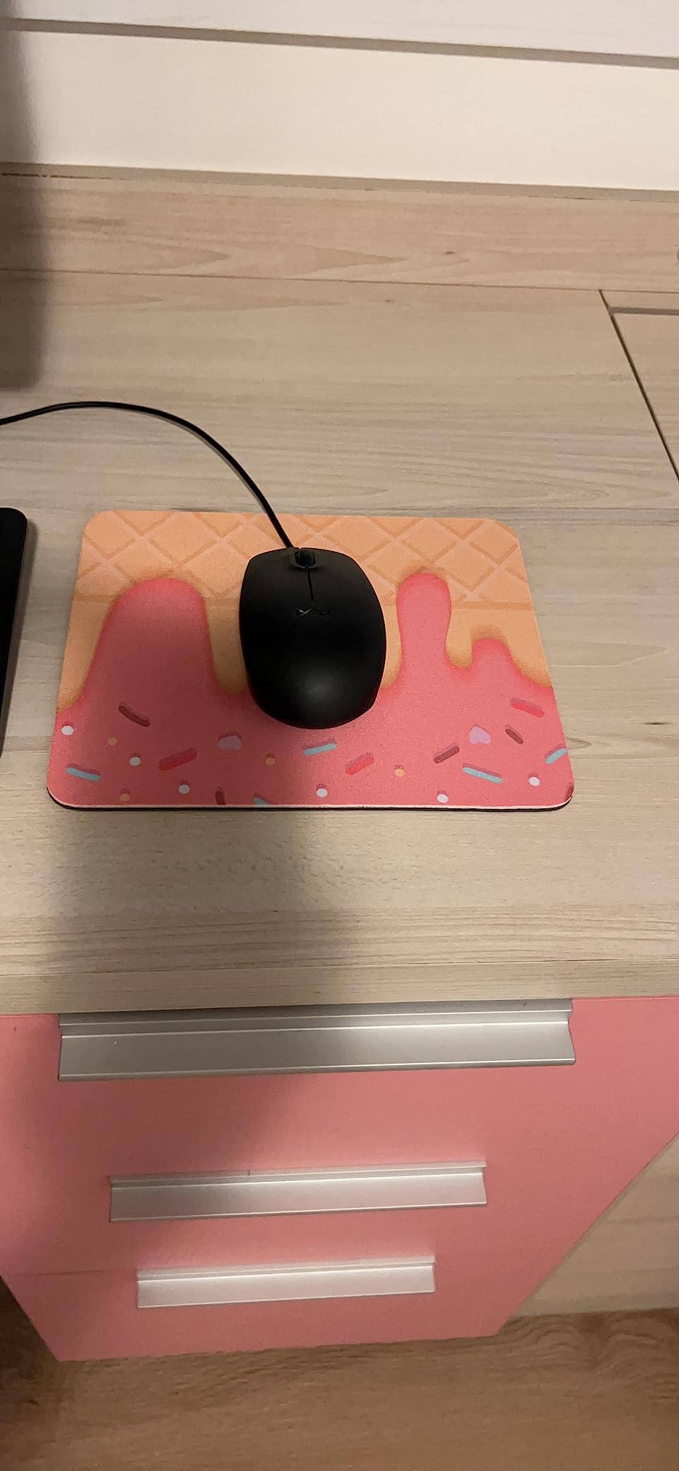 Mouse pad Divertido Retangular 22x18 Sorvete Morango cor:Rosa | Amazon ...