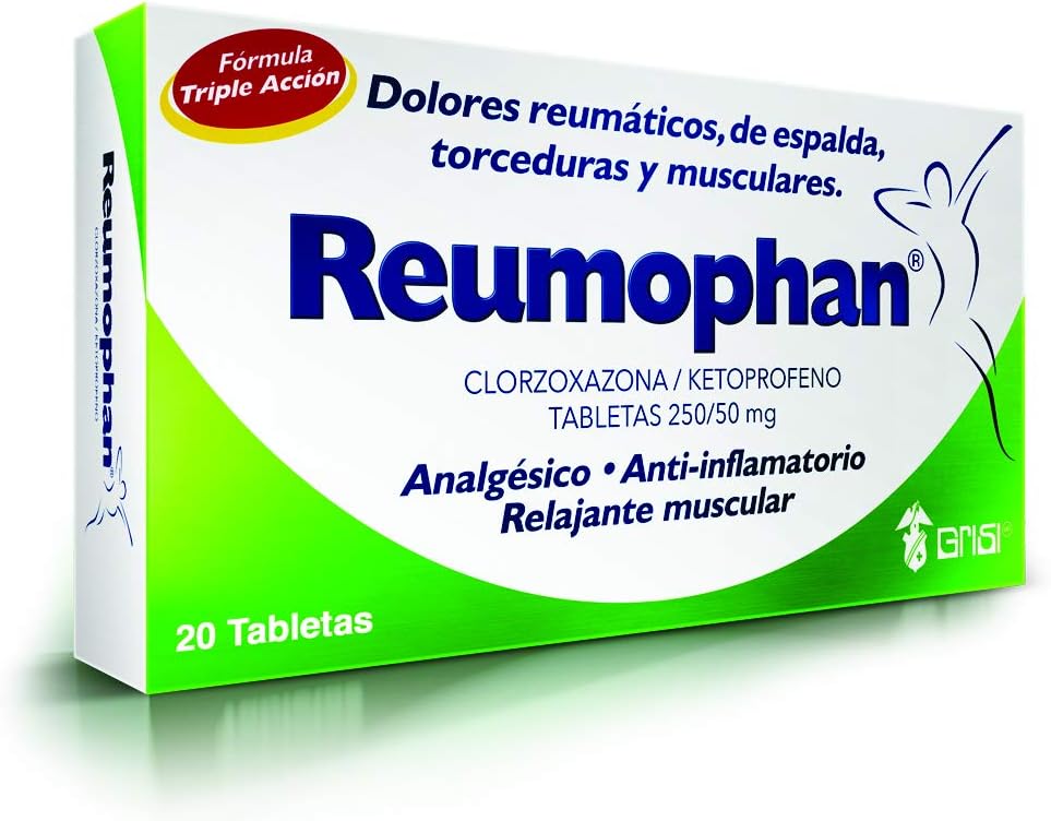 Reumophan Otc C/20 Tabletas, 20 count : Amazon.com.mx: Salud y Cuidado ...