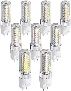 HXIA 9x G12 LED Bulbs Non Dimmable 20W Warm White Equivalent to 150w ...