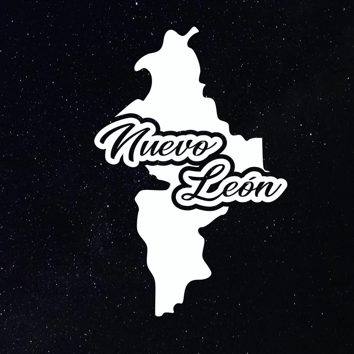 Amazon.com - Edward Mexico Sticker State Nuevo Leon NL Map Decal Mexico Letters Car Truck Window ...