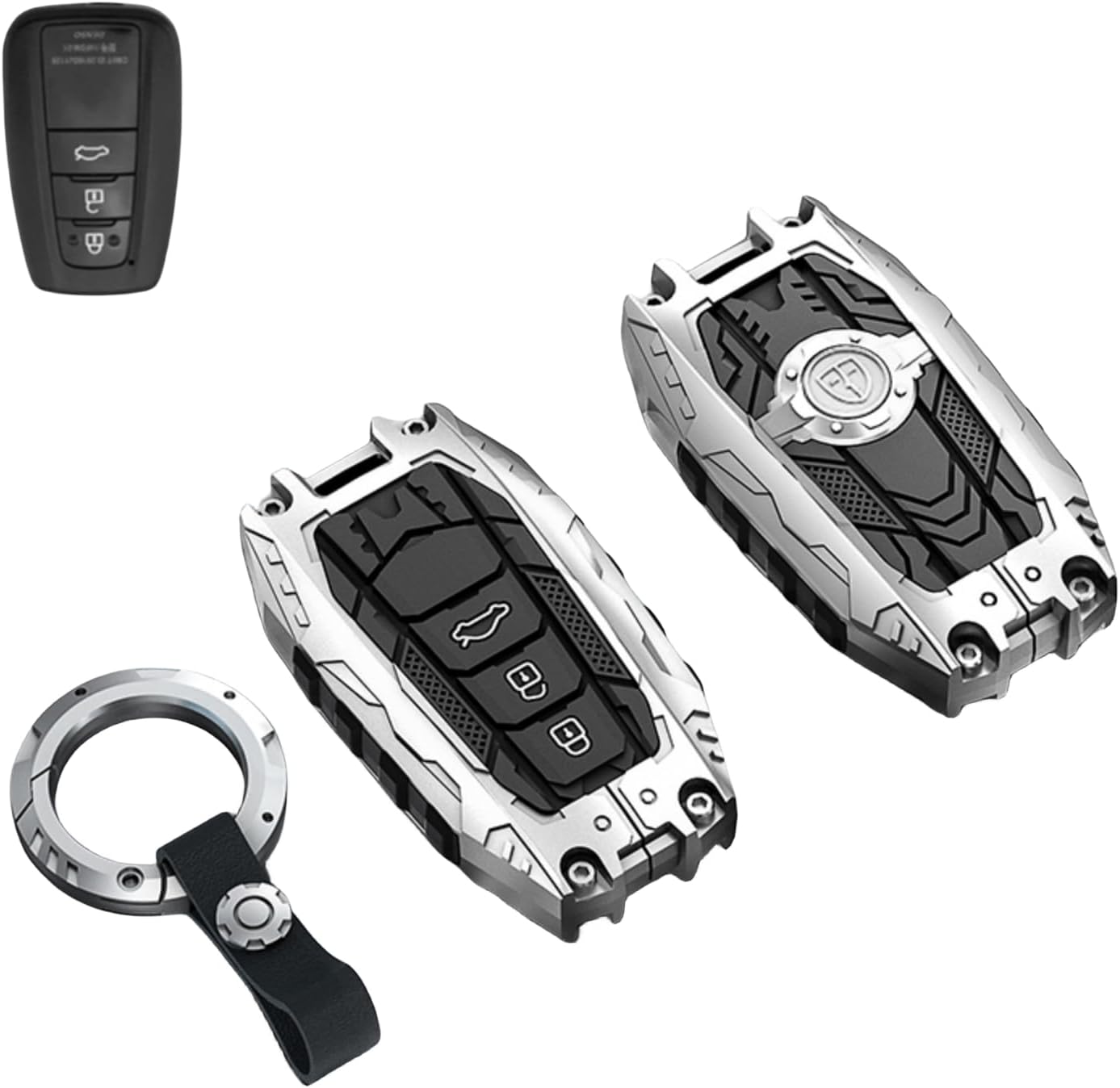 Amazon.com: Heavy Metal Key Fob Cover Case Protector for Toyota ...