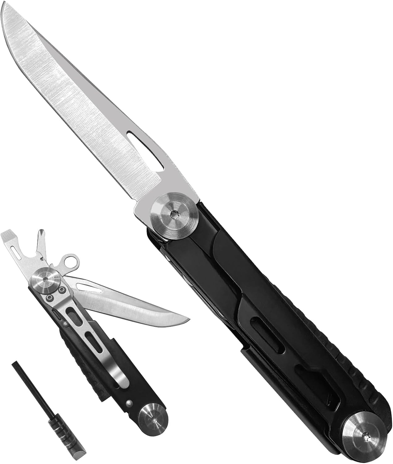 Multi Tool Pocket Knife for Men, Tactical Folding Knife, Survival ...