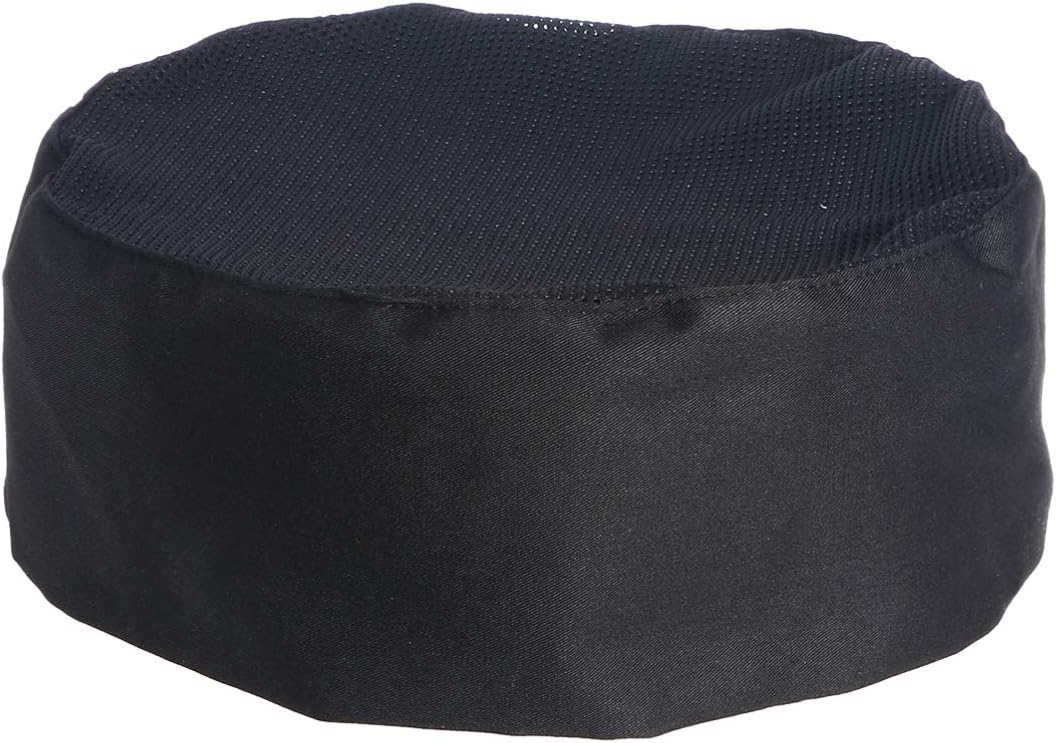 Amazon.com: Toyvian Black Chefs Hat with Breathable Mesh Top ...